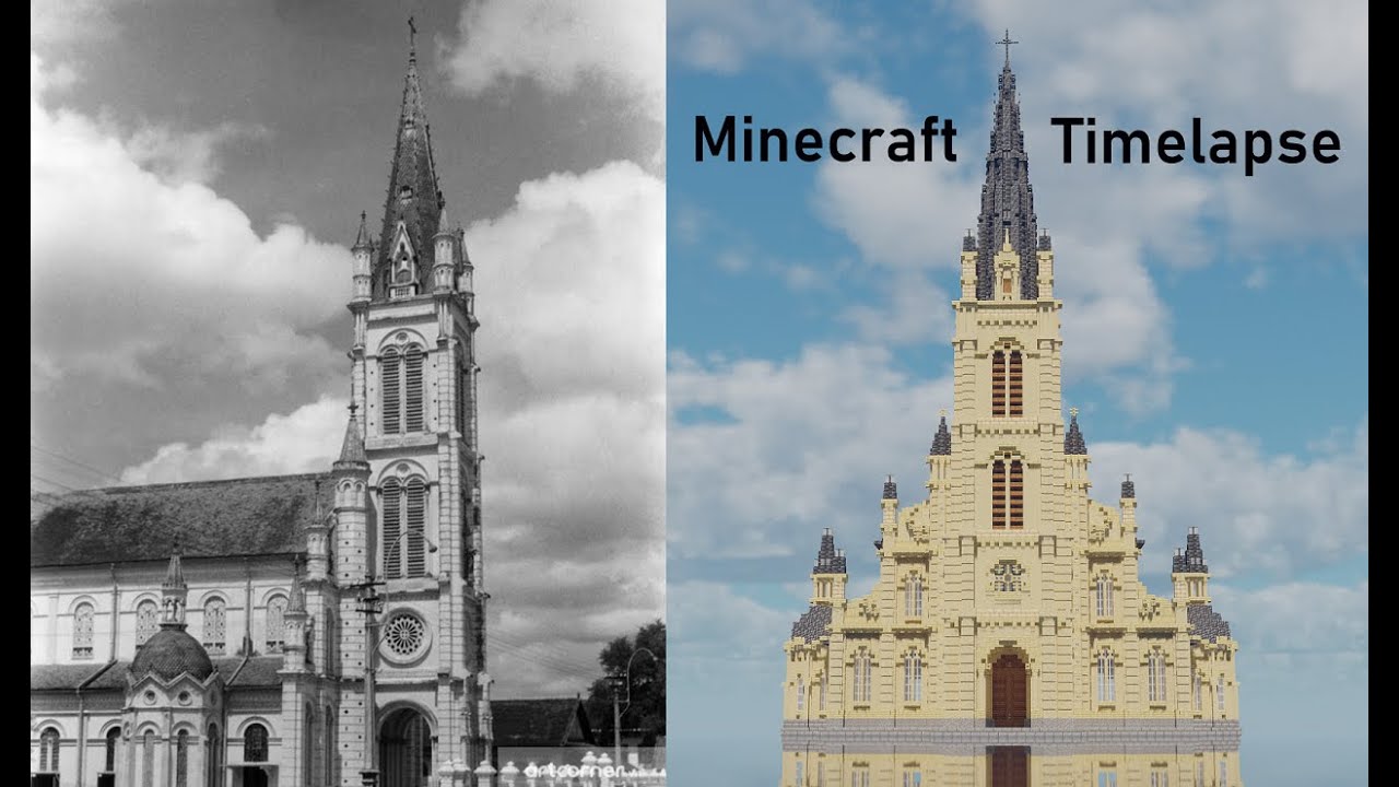 TanDinh church, Saigon - Minecraft Timelapse build | Nhà thờ Tân Định, Sài Gòn - YouTube