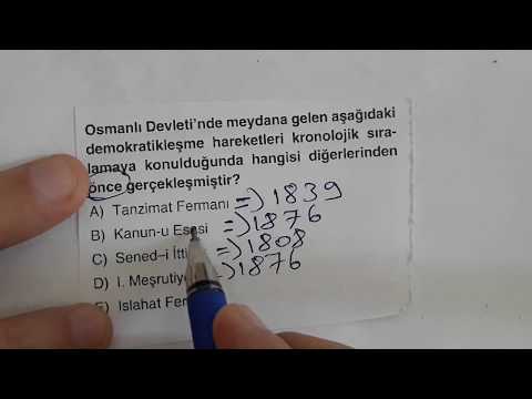 Kpss Tarih - Osmanlı Tarihi (17 18 ve 19.Yüzyıl) - Soru Çözüm