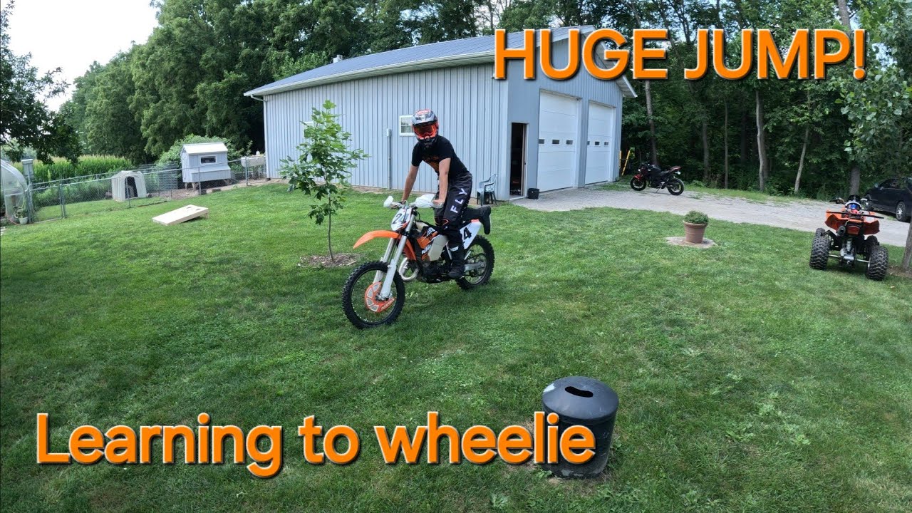 Huge Ditch Jump - YouTube