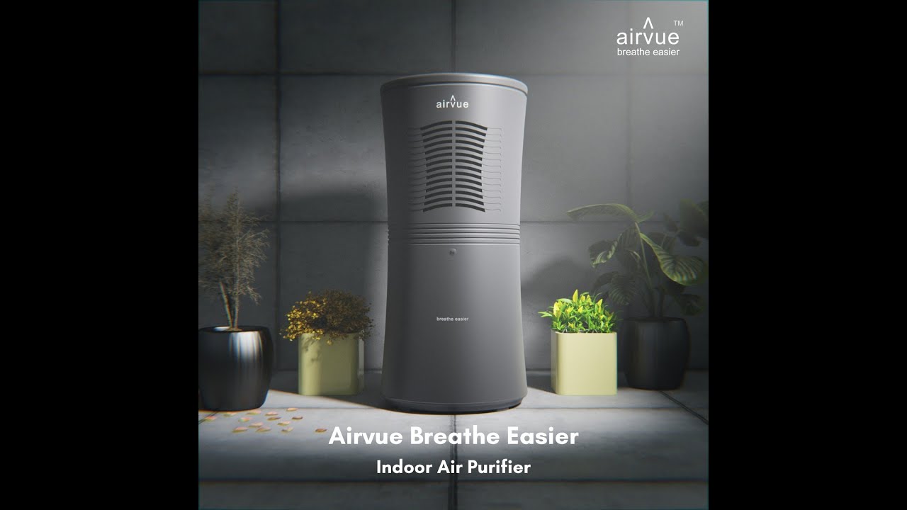 Transform Your Air with Airvue Breathe Easier Indoor Air Purifier - YouTube