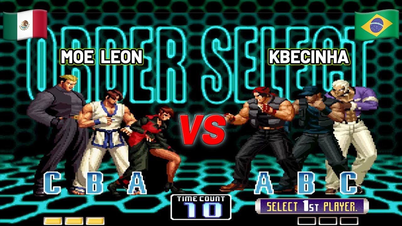 KOF 2002 - MOE LEON vs KBECINHA FT5 👉 Ponen a Prueba el Nivel del Joga ...