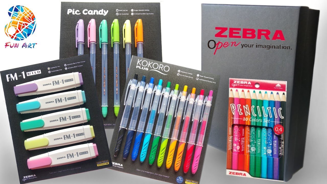 Review Produk Zebra terbaru, penciltic, kokoro plus, pic candy, fm 1 ...