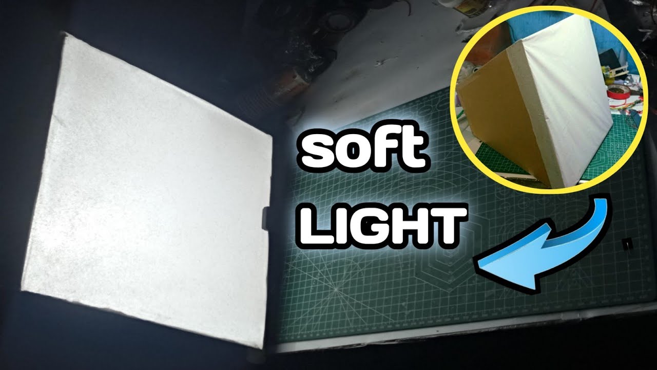 Diy soft light! Youtube video ke Liya soft light under ₹100.Diy soft light! Youtube video ke ...
