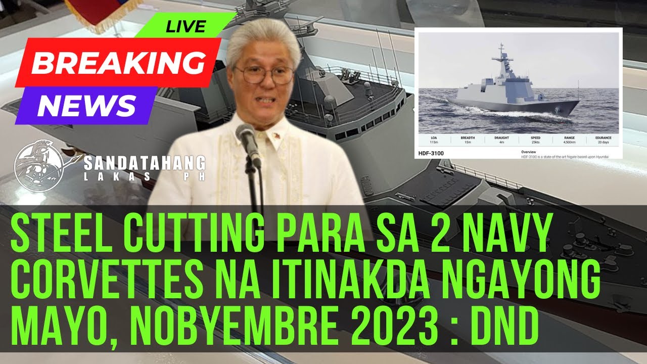 STEEL CUTTING SA 2 PH NAVY CORVETTES SA MAYO, NOBYEMBRE 2023 - YouTube