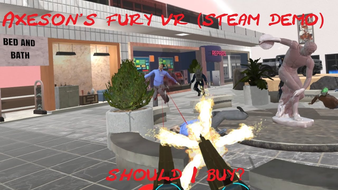 SHOULD I BUY Axeson's Fury VR? (Steam demo gameplay) - YouTube