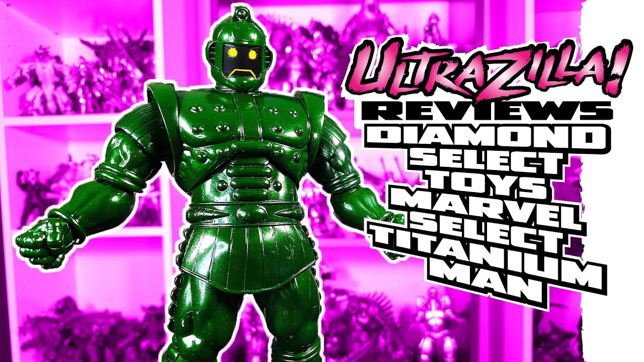 DIAMOND SELECT TOYS MARVEL SELECT TITANIUM MAN | Review 2244 - YouTube