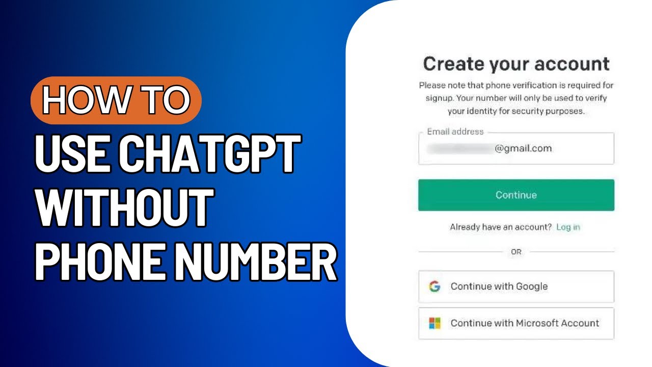 How to use ChatGPT without Phone Number (2023) - YouTube