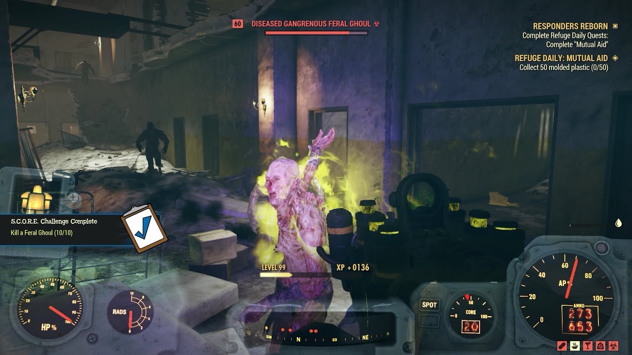 Fallout 76 Angry Mob Of Ghouls - YouTube