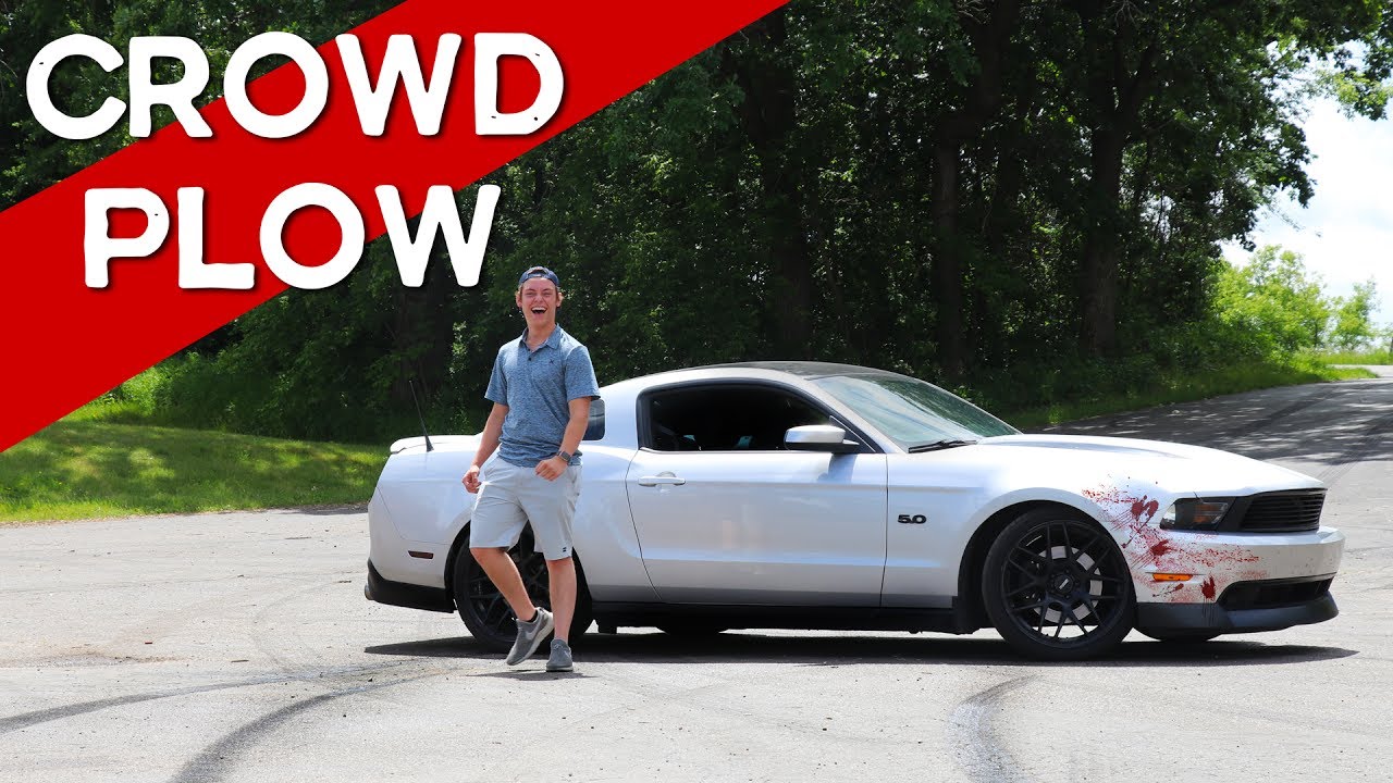 MUSTANG... The Ultimate Crowd Plow - YouTube