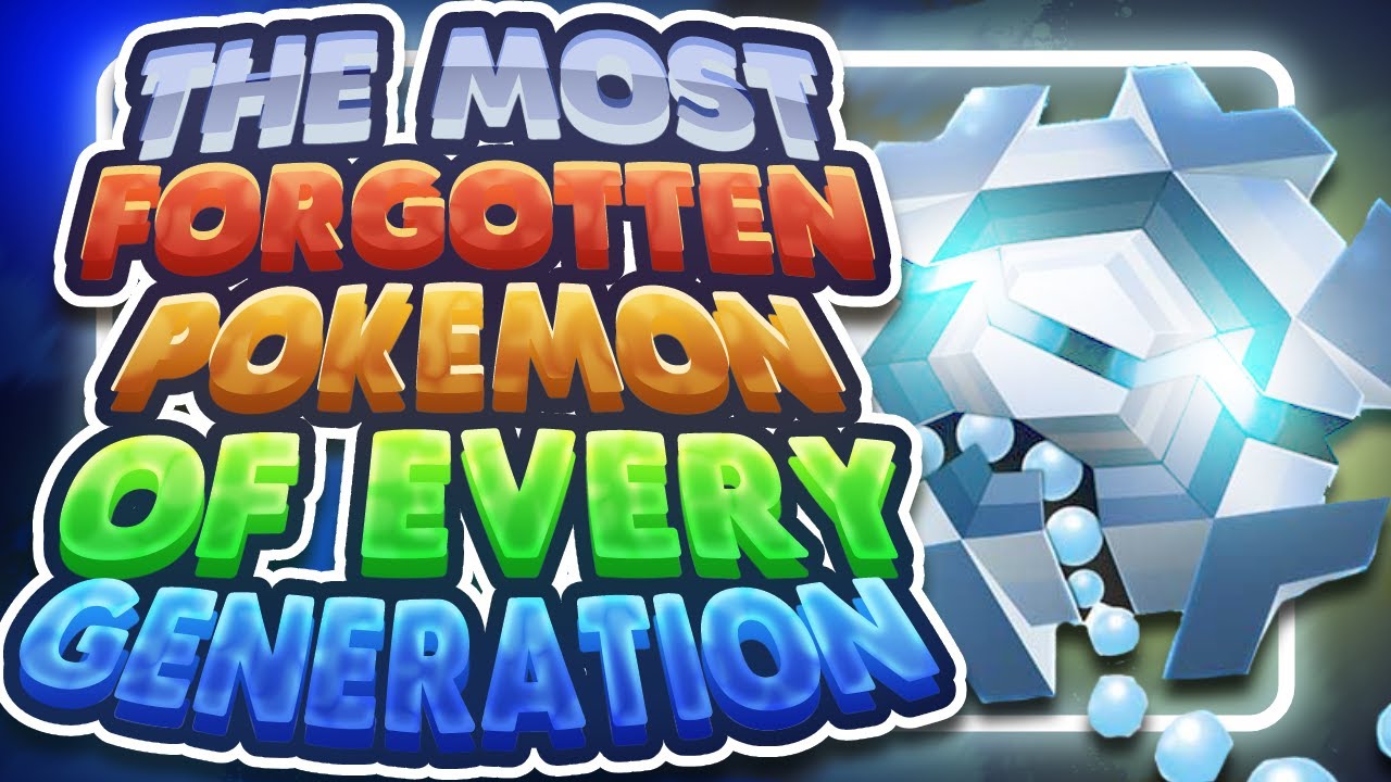 The Most Forgotten Pokemon of Each Generation - YouTube