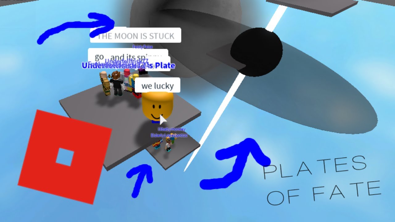 LUCKY? | ROBLOX PLATES OF FATE - YouTube