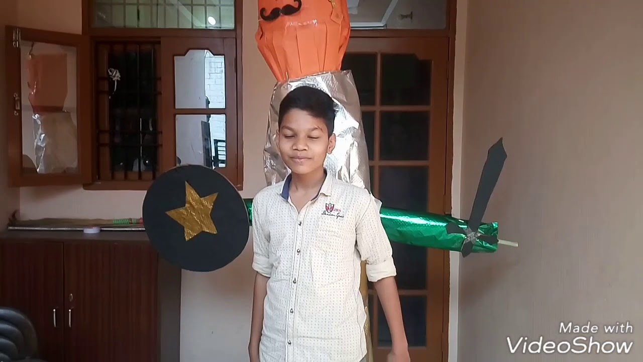 How to make ravan step by step - YouTube