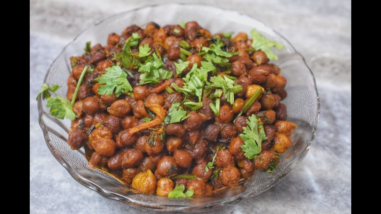Dry Chana Masala | Sukha Kala Chana Recipe | Pindi Chana Recipe - YouTube