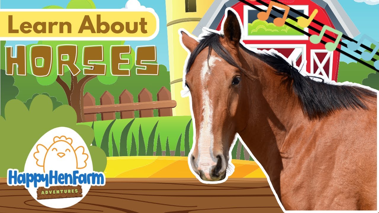 Horses - Kids Learning Video - Farm Animals - YouTube