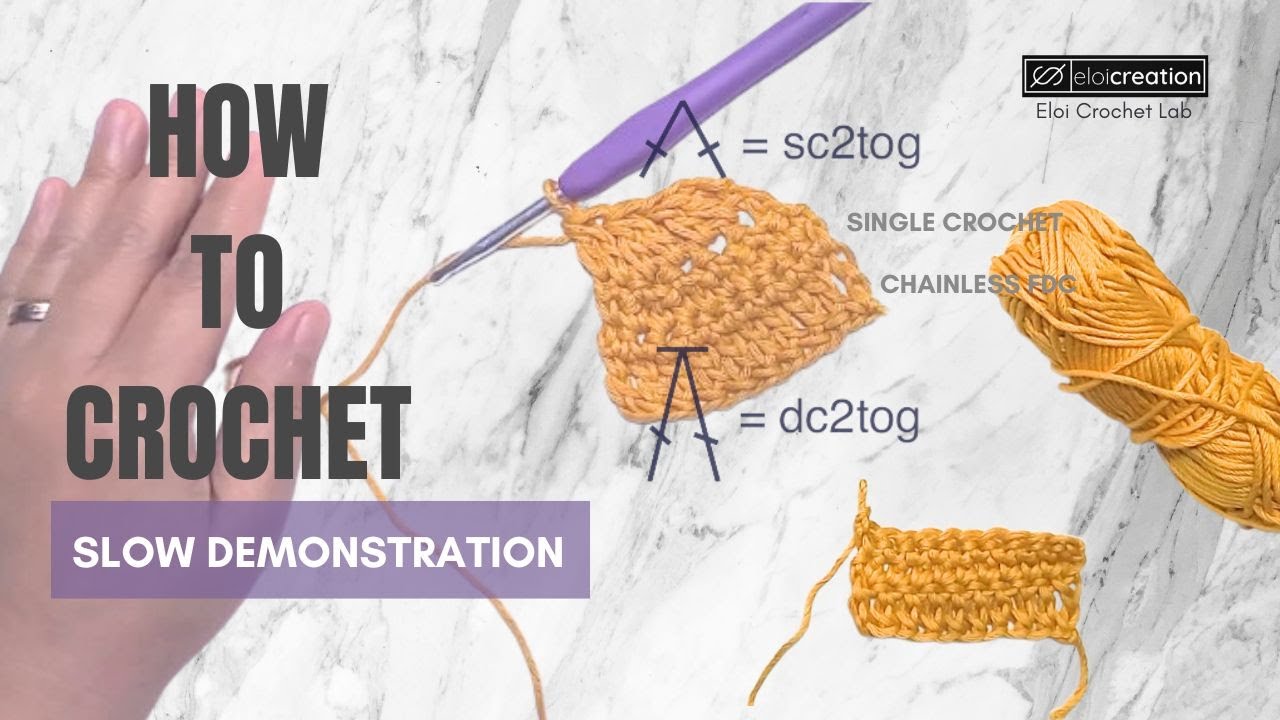 Is Decreasing Stitches EASY or HARD? Learn SC2TOG & DC2TOG Now! 🧶 - YouTube