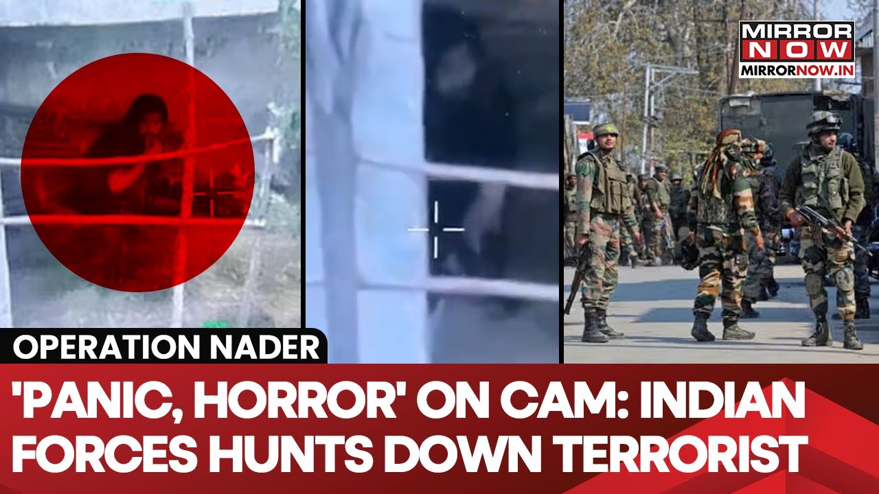 Operation Nader On Cam: Final Moments Of Terrorist Amid Pulwama ...