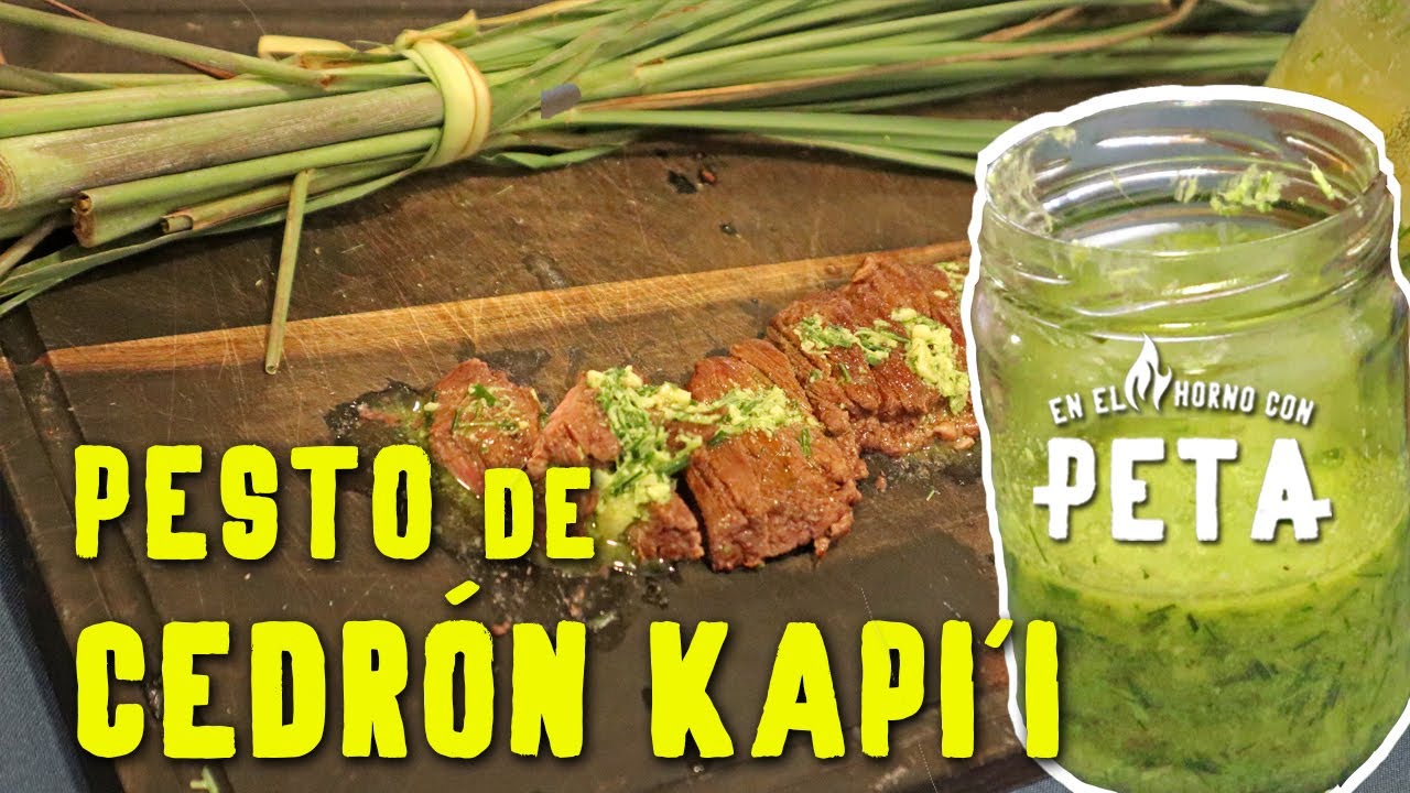 PESTO DE CEDRON KAPI'I - Salsa con Lemongrass - YouTube