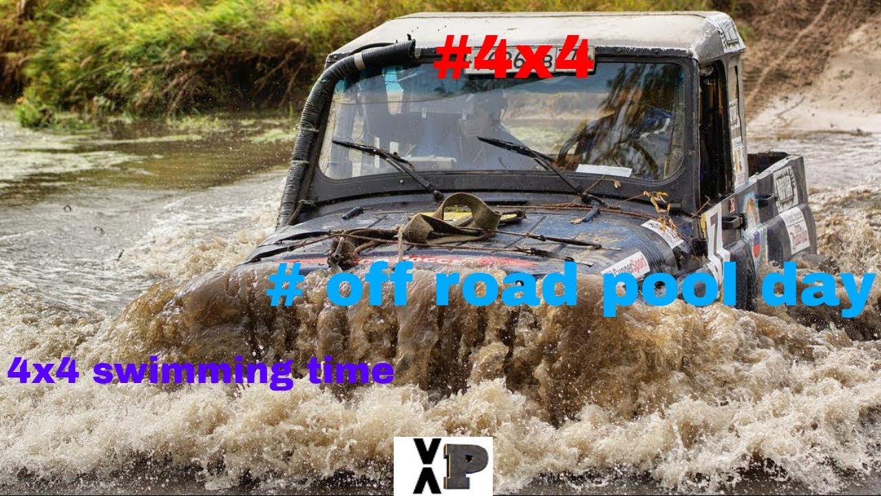 4x4 off road extreme in water compilation: 4x4 water mudding challange ...