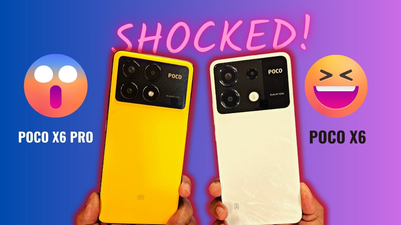 SHOCKING RESULT 😲 Poco X6 Pro vs Poco X6 | Battery and Speed Test ...