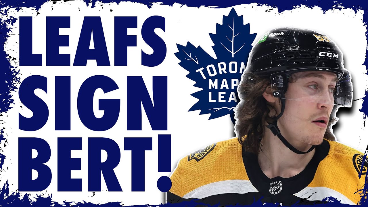 Maple Leafs sign Tyler Bertuzzi - YouTube