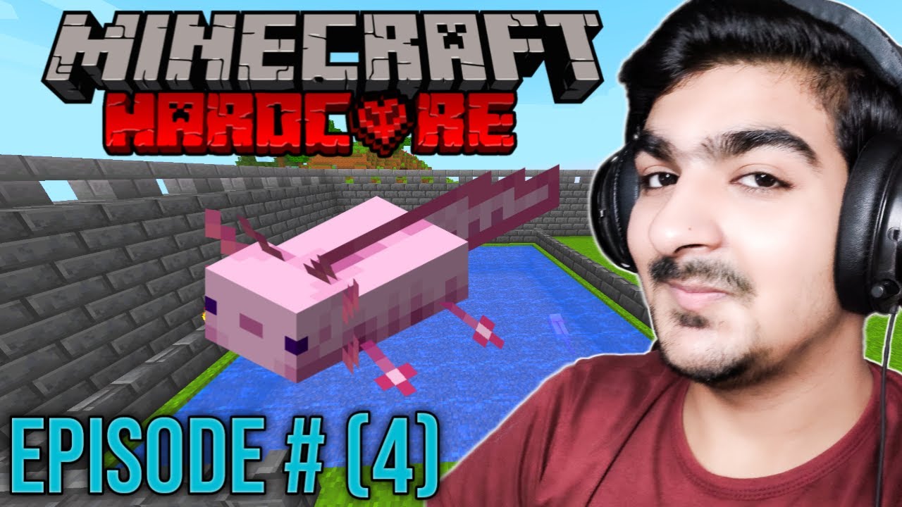 Axolotl House || Episode (4) || Minecraft Hardcore World || ANGRY GAMER ...