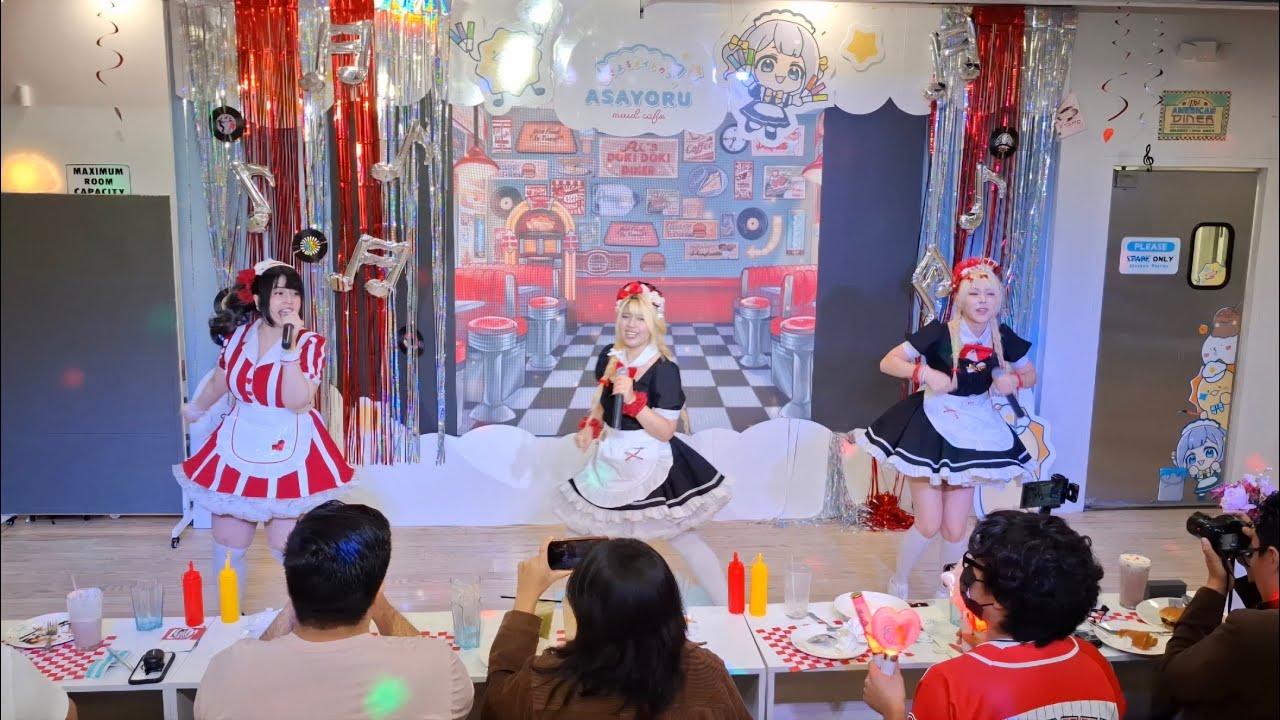 Asayoru Maid Cafe Strawberry Sunday Ai birthday performance - YouTube