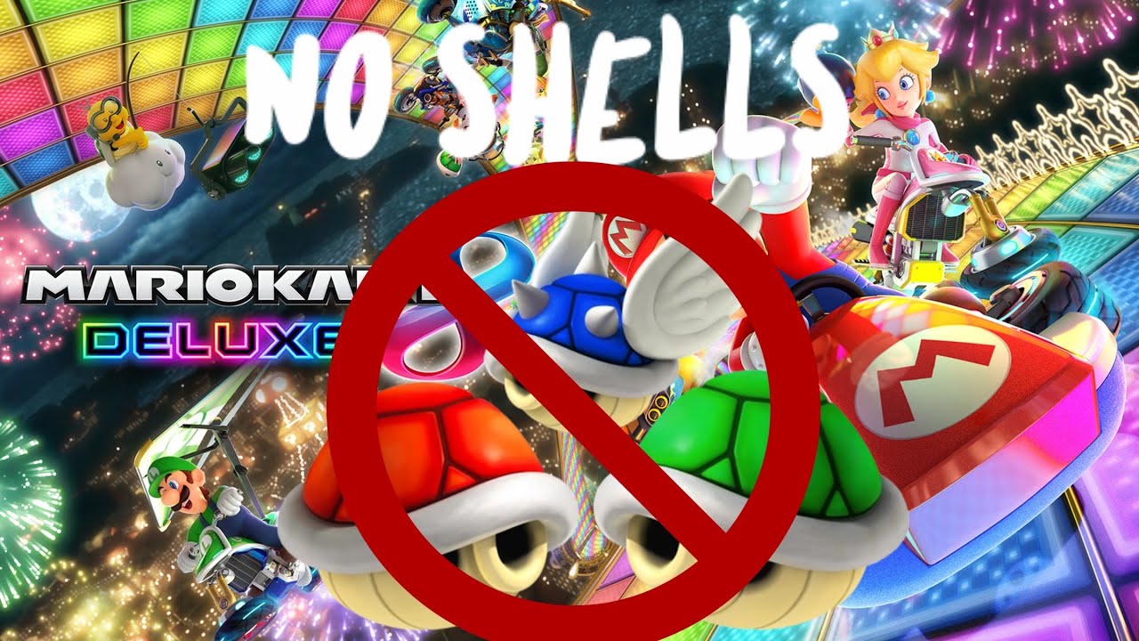 Mk8 deluxe custom items but I can’t get hit by a shell - YouTube