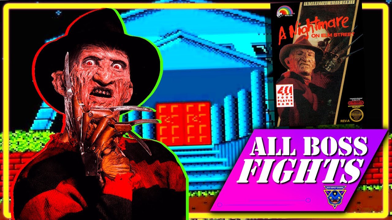 A NIGHTMARE ON ELM STREET (NES) ALL BOSS FIGHTS - YouTube