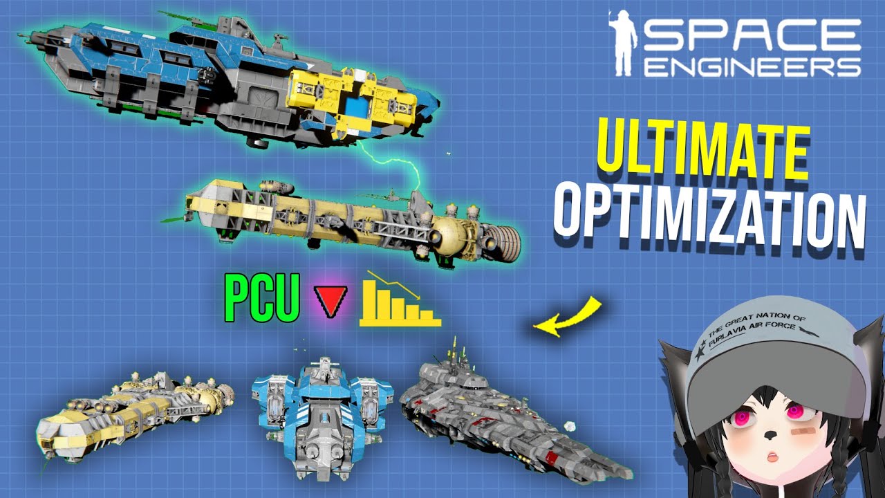 BEST Optimization Technique Many Ships Still Don't use, Space Engineers 2023 Ship Design ...