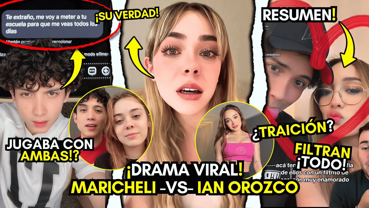 POLÉMICA viral! MARICHELI vs IAN OROZCO! TRAICIÓN y MENSAJES FILTRADOS ...