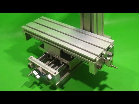 Homemade XY Slide Axis Motion DIY Mini Milling CNC Machine Aluminium ...