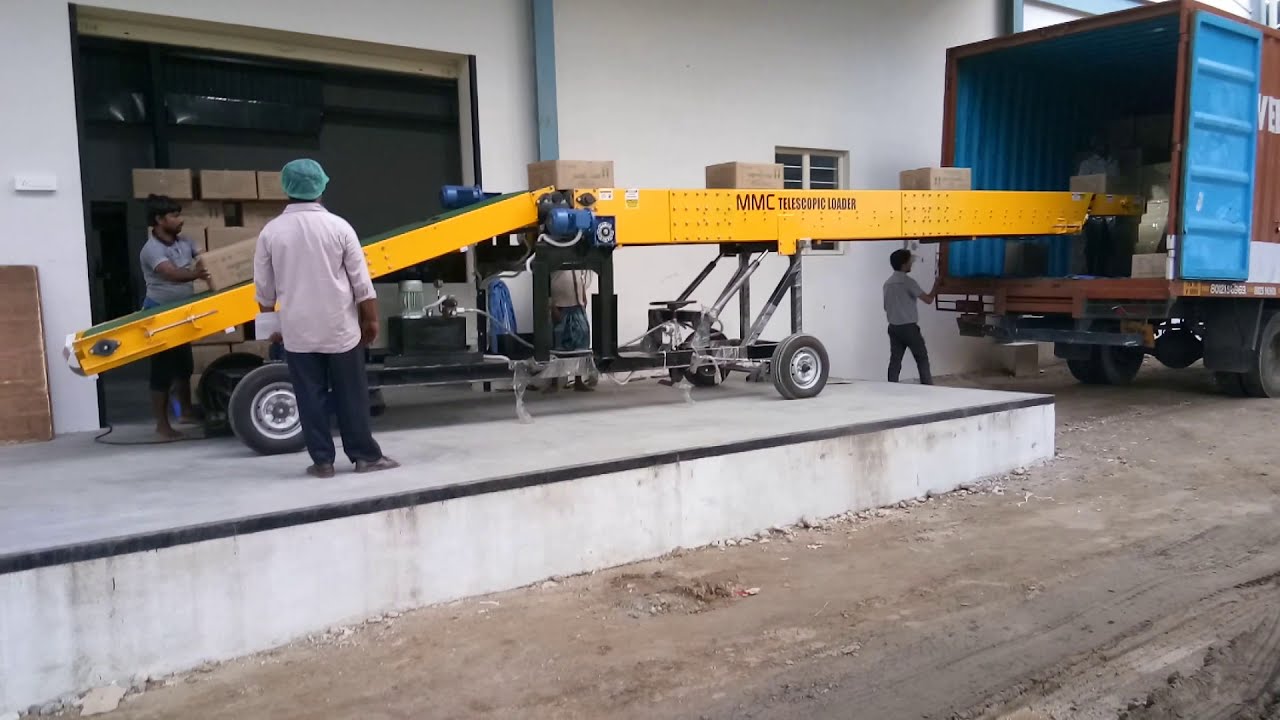 MMC Truck Loader 16P Telescopic 1 Stage - YouTube