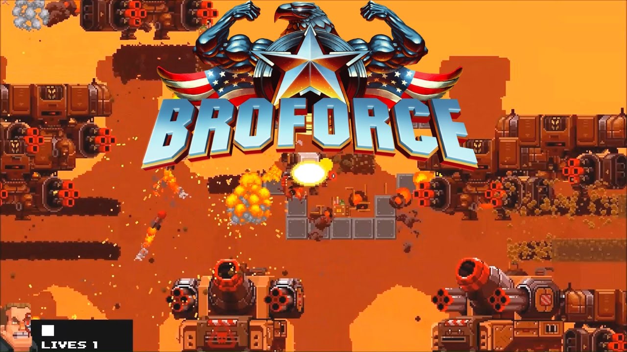 BROFORCE - BOSSES EVERYWHERE! - YouTube