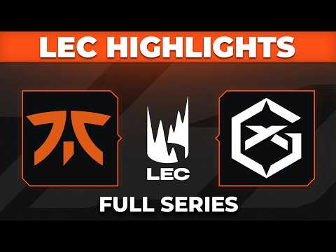 FNC vs GX ALL GAMES Highlights | LEC 2026 Summer Split | Fnatic vs GIANTX