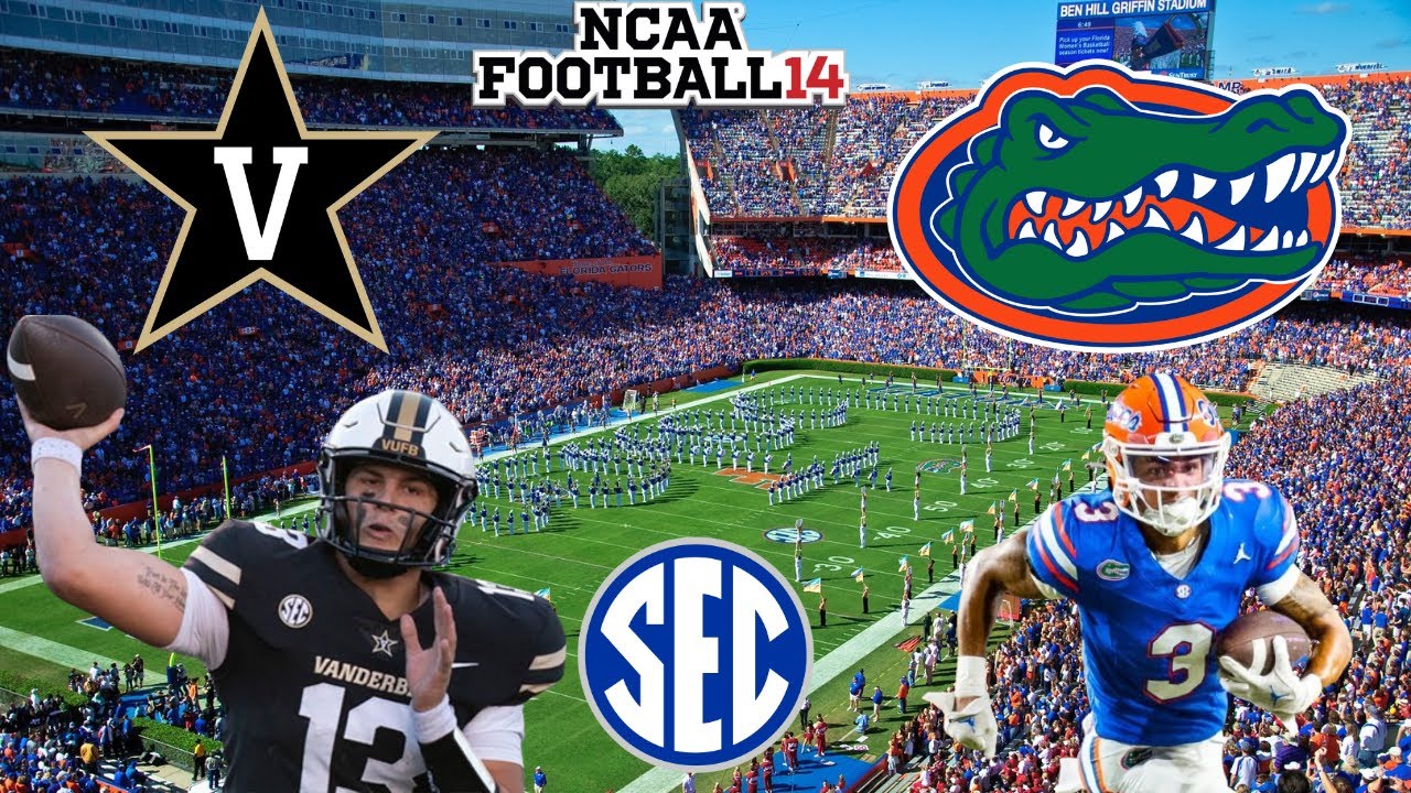 A True Freshman Takeover #1 In The Nation Vs Vandy | NCAA Football 14 ...