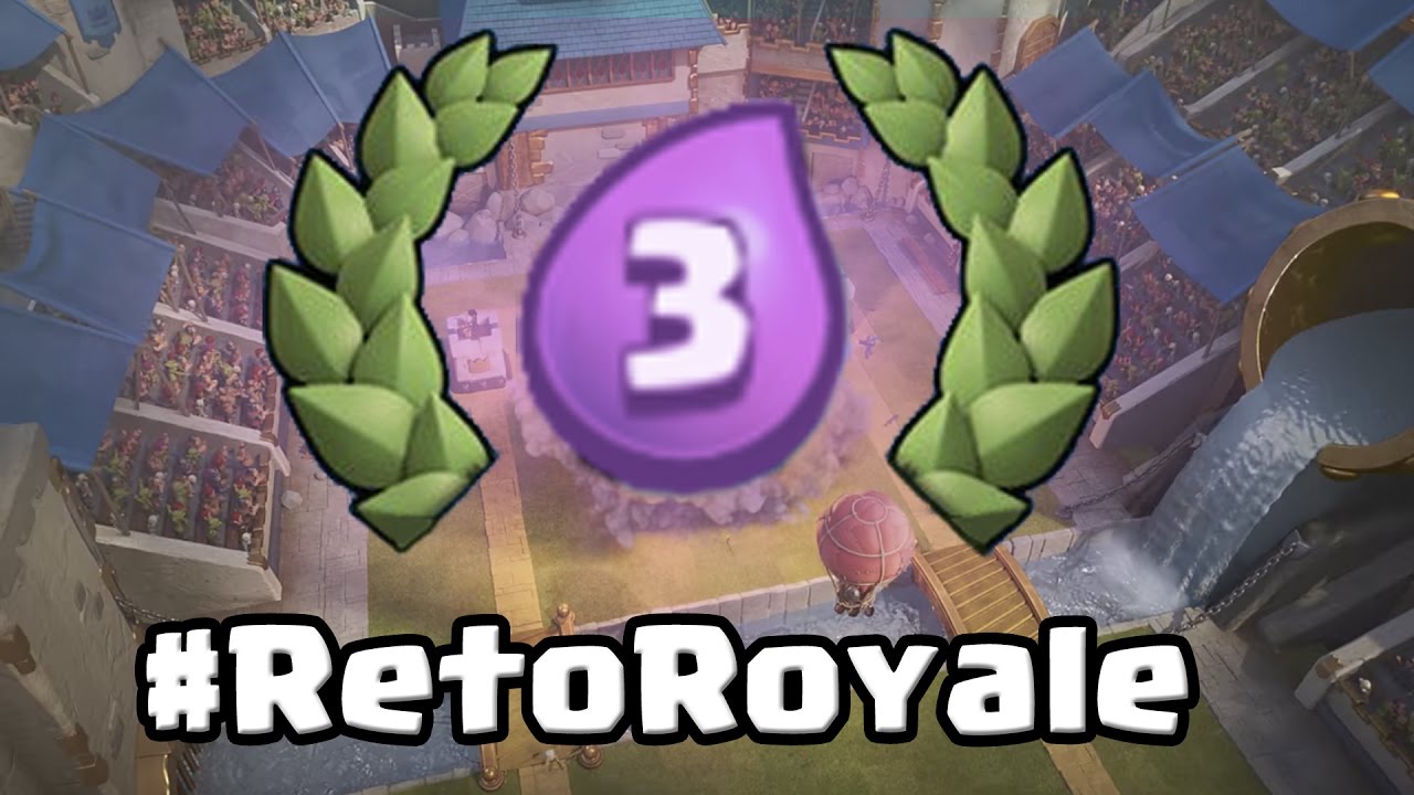 SOLO CARTAS QUE CUESTEN 3 DE ELIXIR | #RetoRoyale | Clash Royale con ...