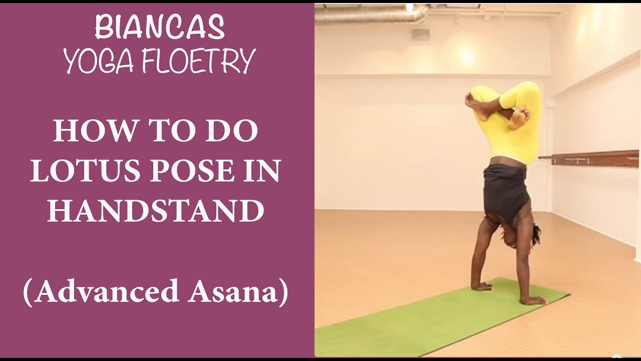 Advanced Yoga Tutorial: Handstand Press To Full Lotus - YouTube