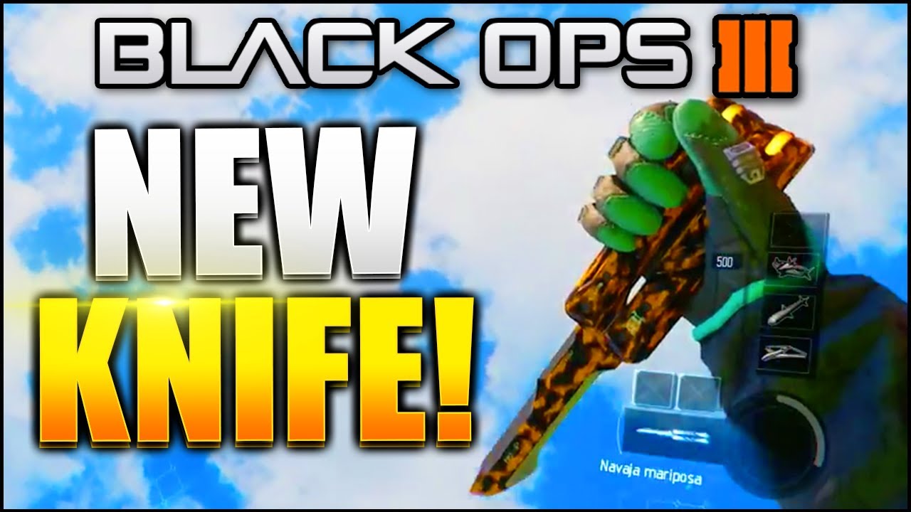 BO3 GAMEPLAY-NEW BUTTERFLY KNIFE?! - YouTube