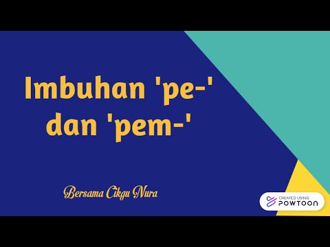 Imbuhan 'pe' dan 'pem' - YouTube