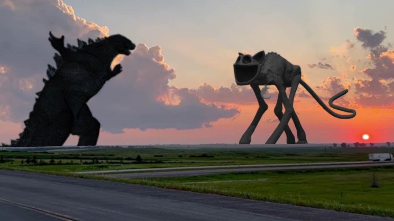 Catnap poppy playtime vs Godzilla - YouTube