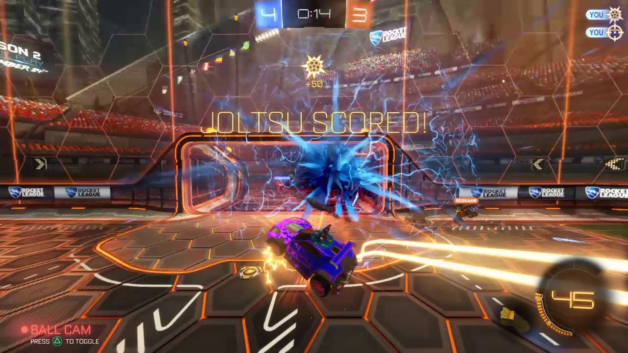 Rocket league's most calculated shot? - YouTube