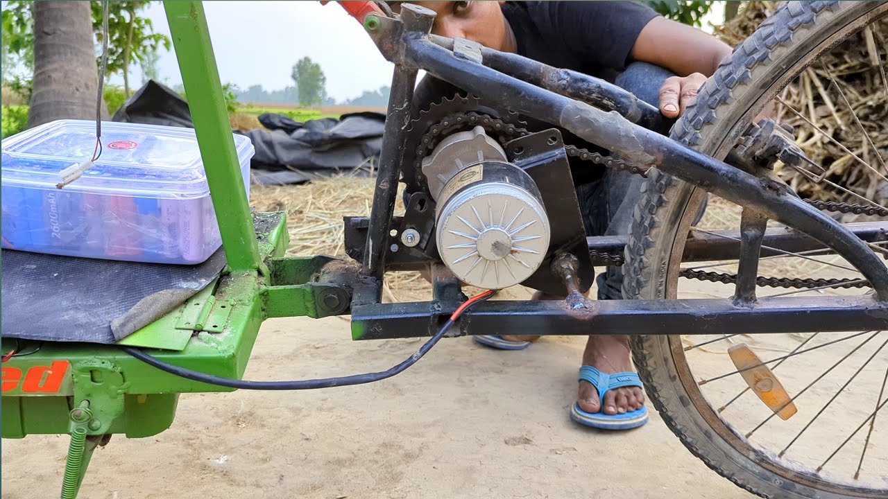 making electric cycle || making special electric motor - YouTube