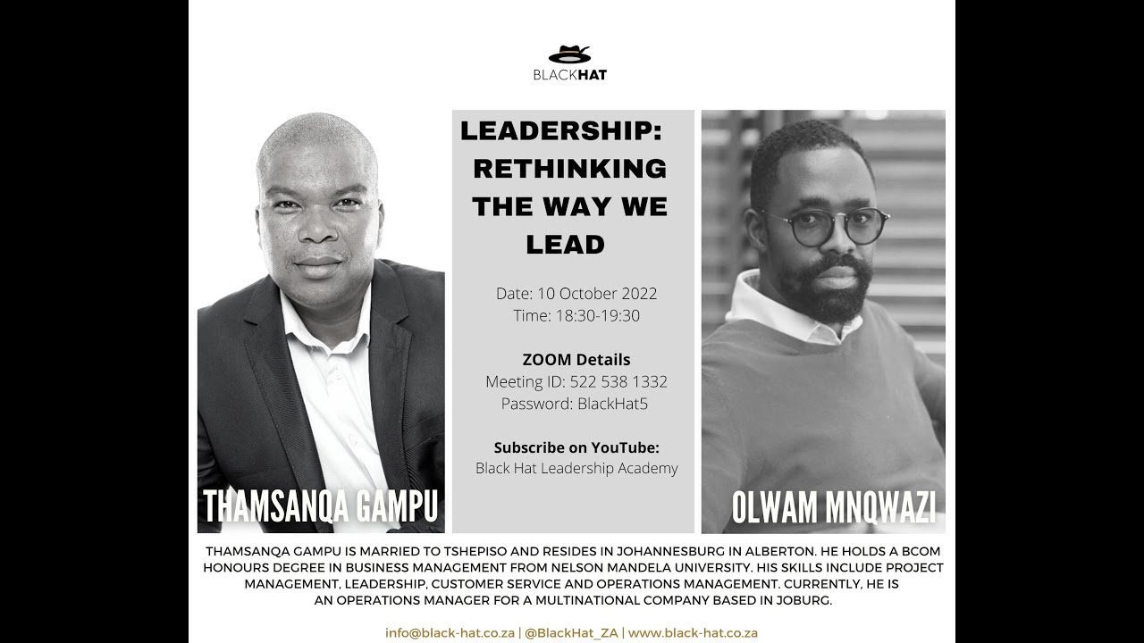 Thamsanqa 'Ken' Gampu: Rethinking the way we lead - YouTube