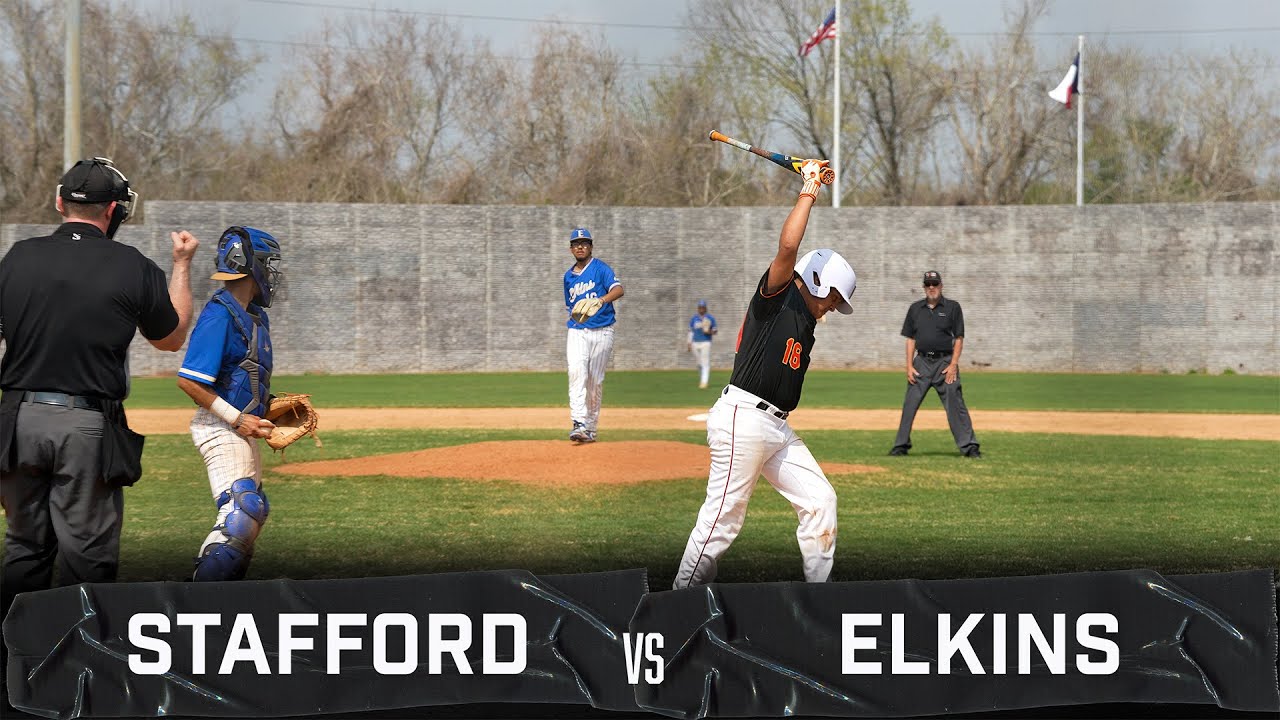 Elkins Knights-vs-Stafford Spartans | Parker Hunter’s 4 RBI Leads ...