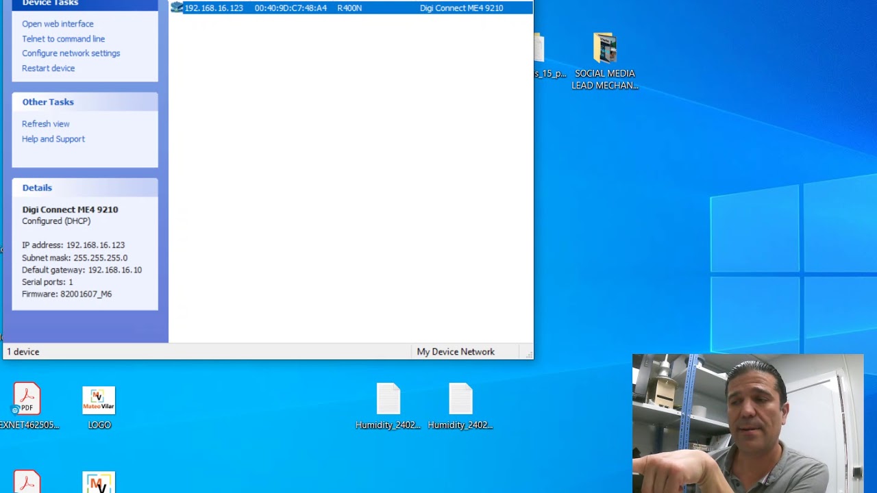Configuración mediante interfaz Ethernet del receptor AIS Comar R400N ...