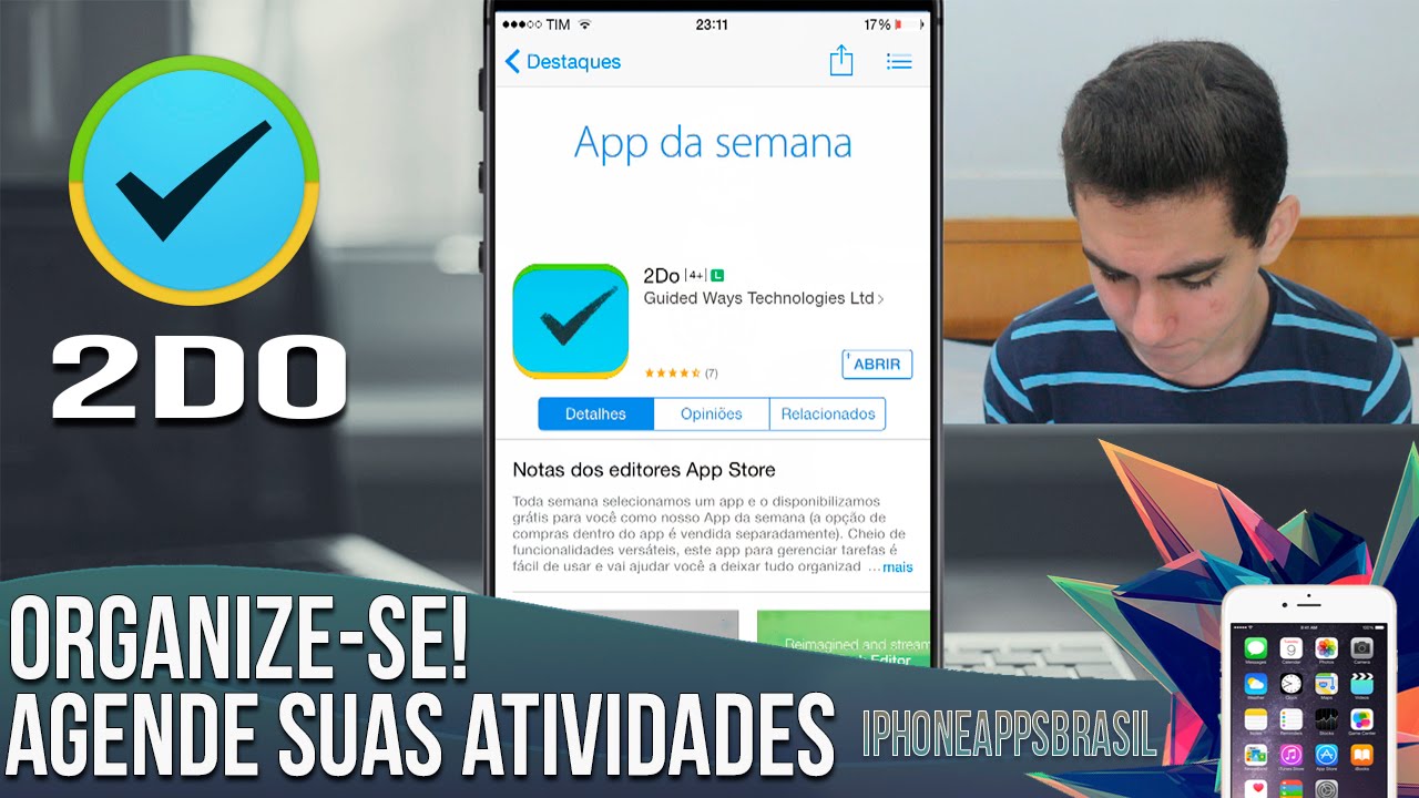 Organize-se e otimize o seu tempo / Agenda Digital - 2Do (iOS e Android ...