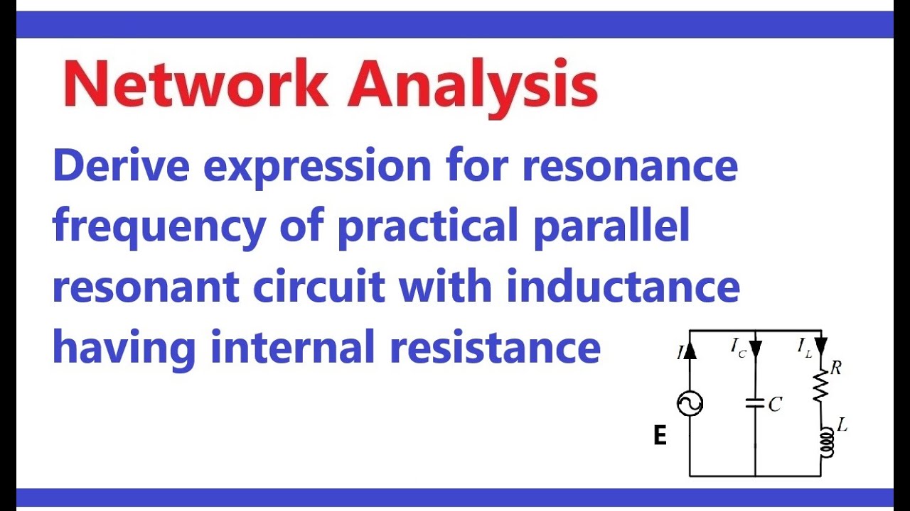 Frequency of practical parallel resonant circuit with only inductance ...
