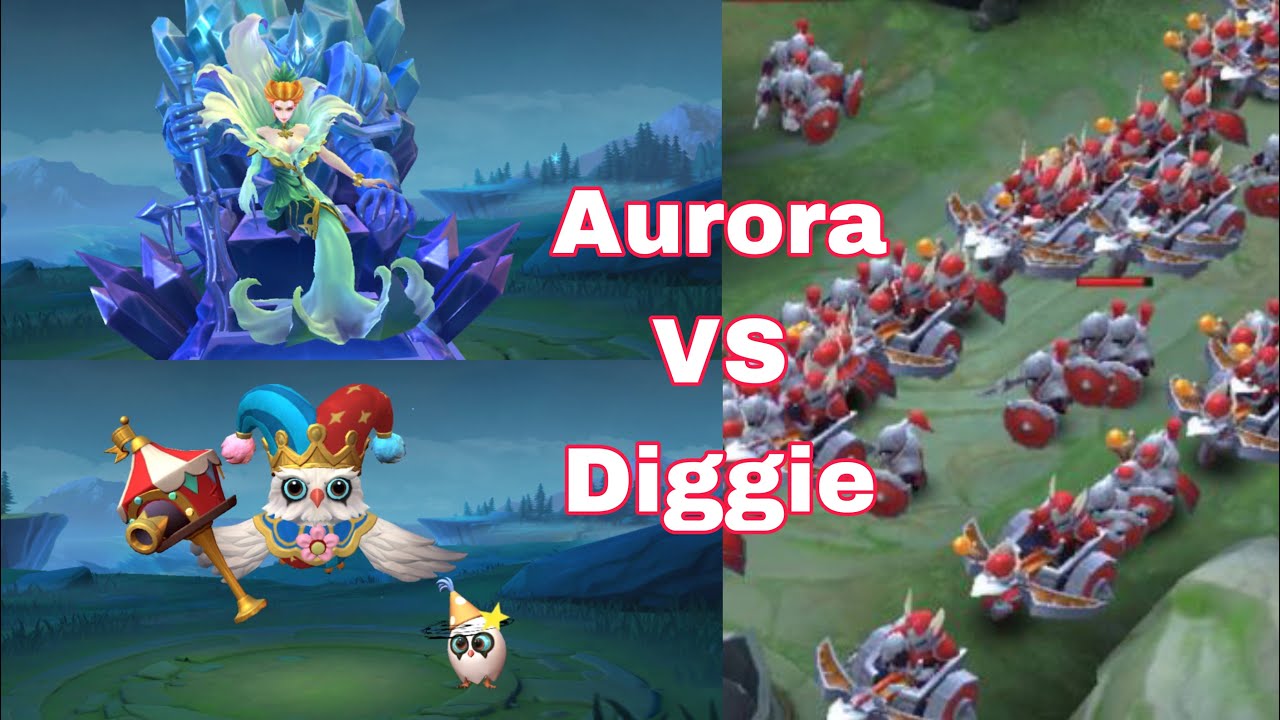 Aurora atau Diggie vs 100 minion - YouTube