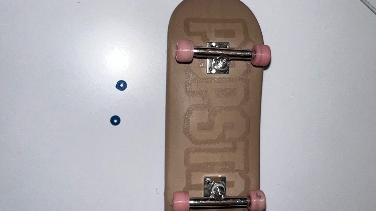 How to replace your bushings on a fingerboard - YouTube