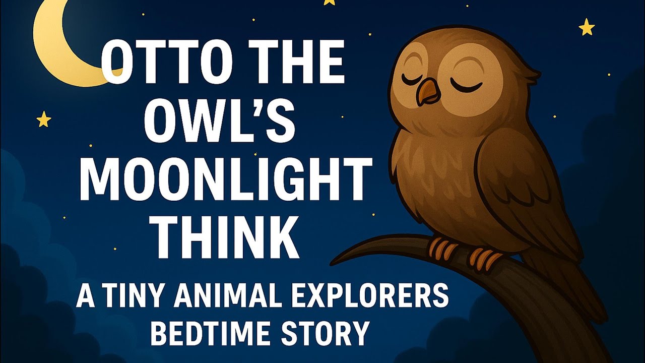 021 Otto the Owl’s Moonlight Think I Bedtime story I Automatic black ...
